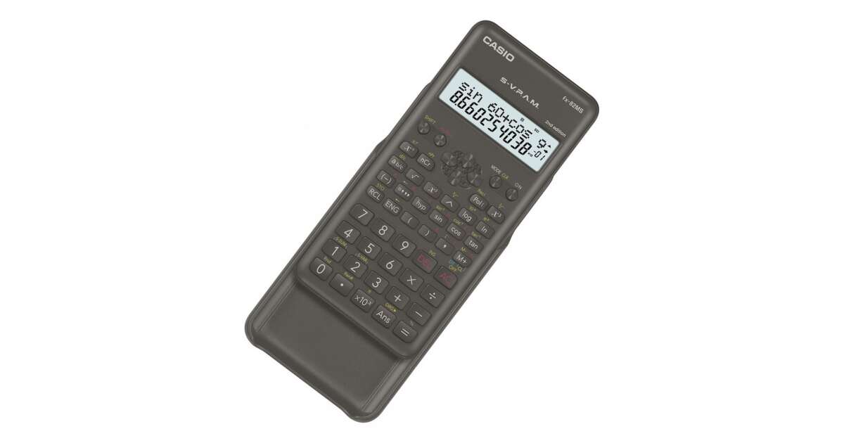 Casio FX 82MS 2E Tudományos számológép Black FX 82MS 2E | Pepita.hu