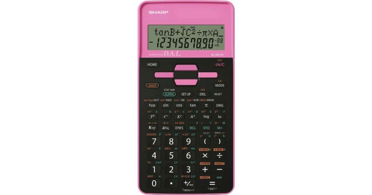 Sharp EL-531THBPK Tudományos számológép Pink EL-531 THBPK | Pepita.hu
