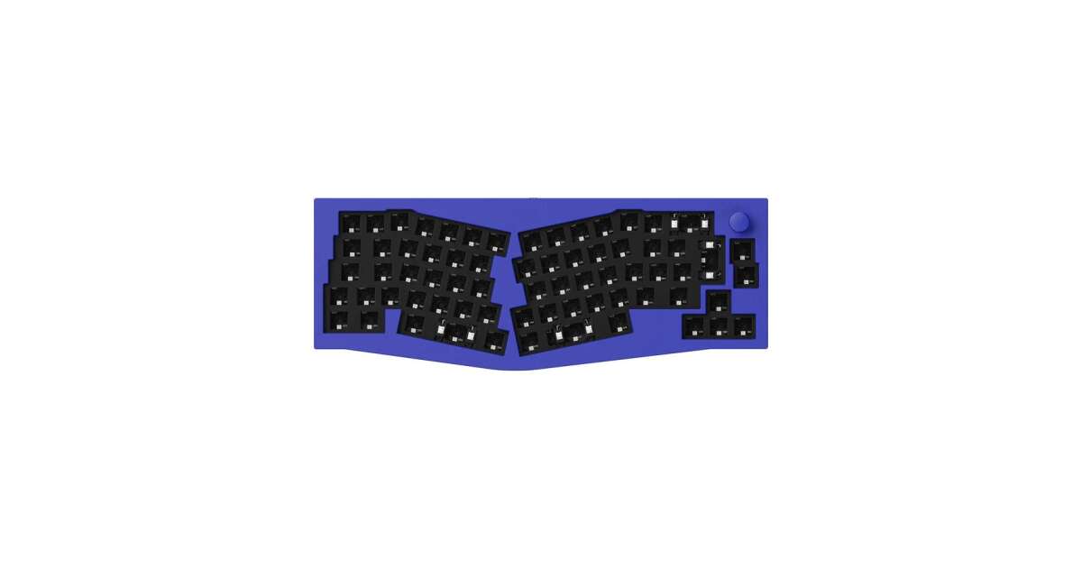 Keychron Q8 Swappable RGB Backlight Knob ISO Keyboard Barebone Navy ...