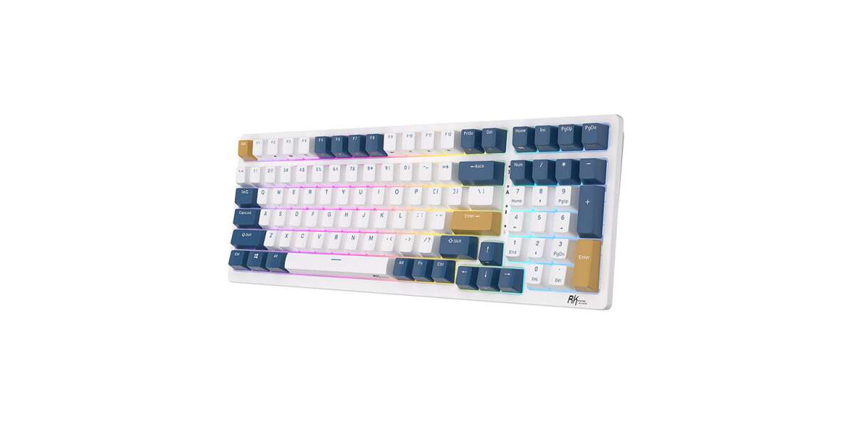 Mechanical keyboard Royal Kludge RK98 RGB, Red switch (blue) | Pepita.hu