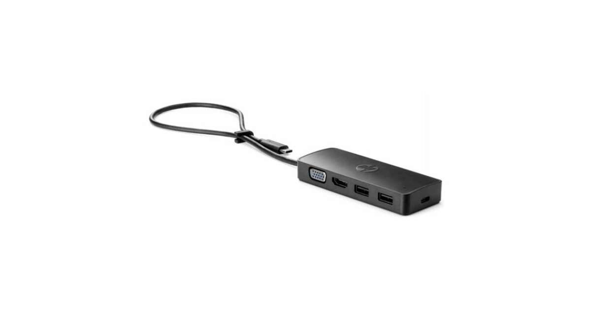 HP USB-C Travel Hub G2 Black 7PJ38AA | Pepita.hu