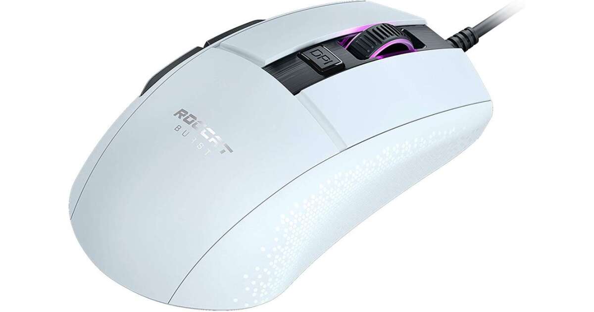 Roccat Burst Core RGB Gaming Mouse White ROC-11-751 | Pepita.hu