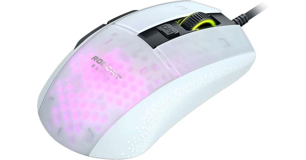 Roccat Burst Pro RGB Gaming Mouse White ROC-11-746 | Pepita.hu