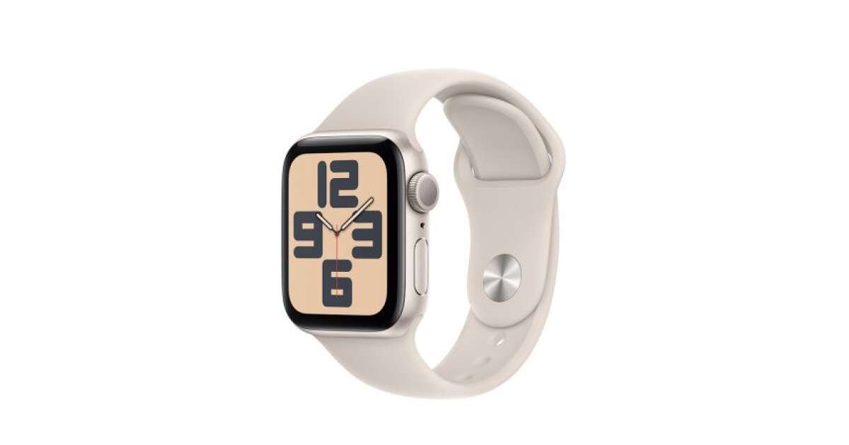 Apple Watch SE3 GPS 40mm Starlight Alu Case with Starlight Sport Band M ...