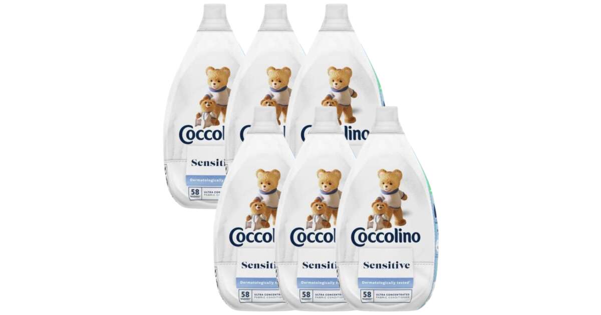 Coccolino Ultimate Care Sensitive Pure ultrakoncentrált Öblítő 348 ...