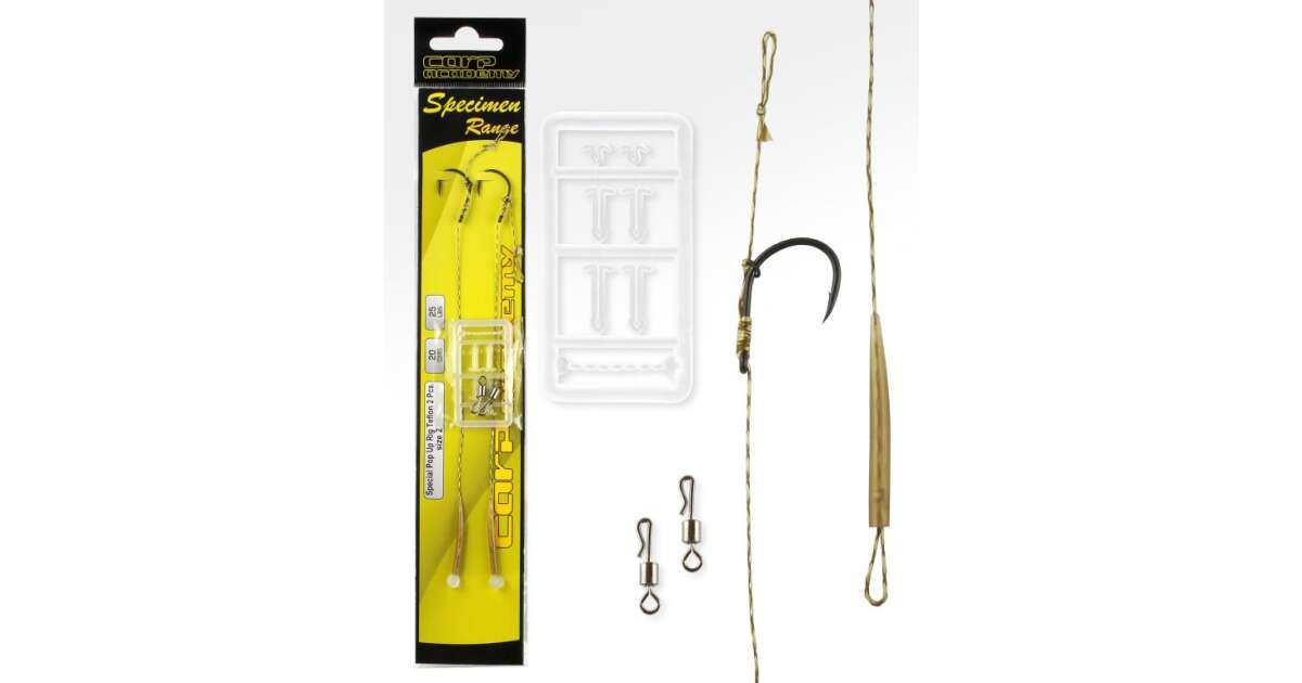 Carp Pro Specimen Pop-Up Rig - Teflon - 4-es | Pepita.hu