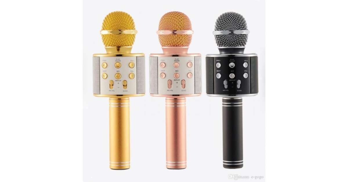 WSTER WS-858 Bluetooth Karaoke Mikrofon | Pepita.hu