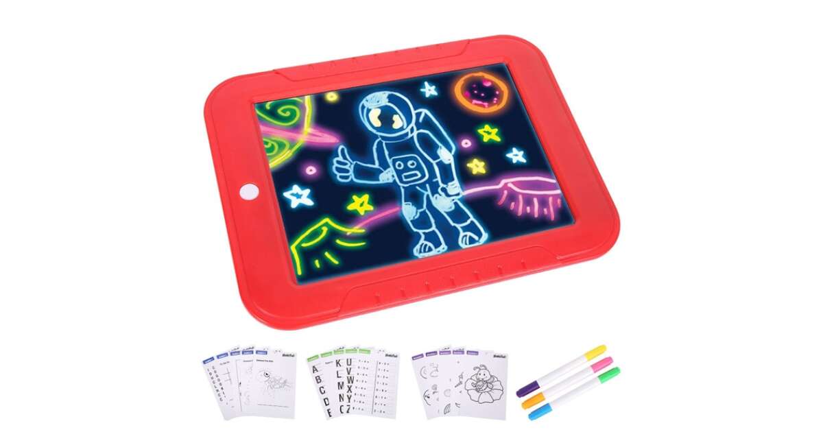 Magic Sketchpad készségfejlesztő, világító rajztábla | Pepita.hu