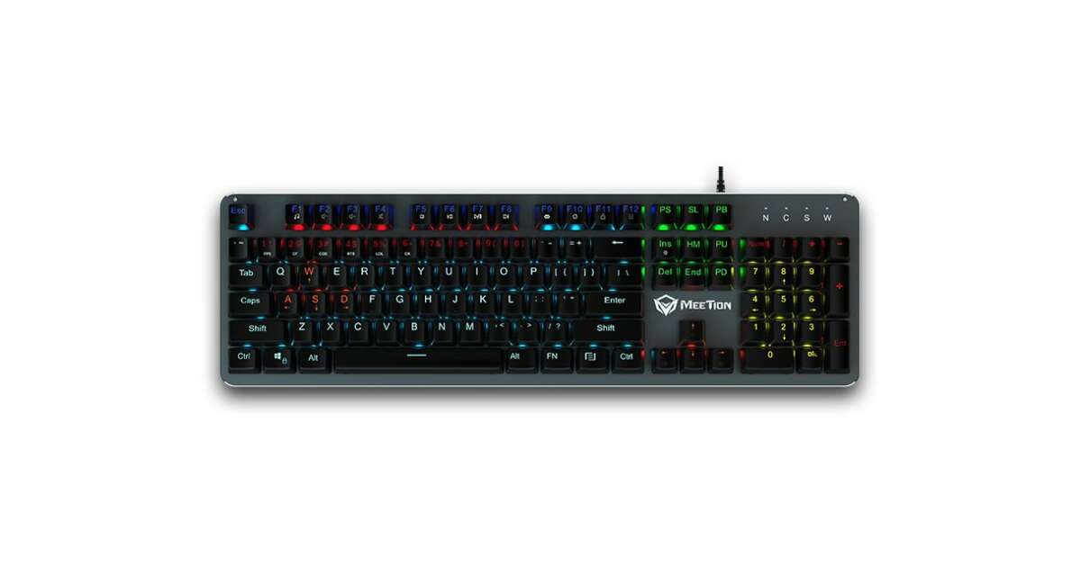 Meetion MK007 RGB Backlight Mechanical Gaming Keyboard Black HU MT ...