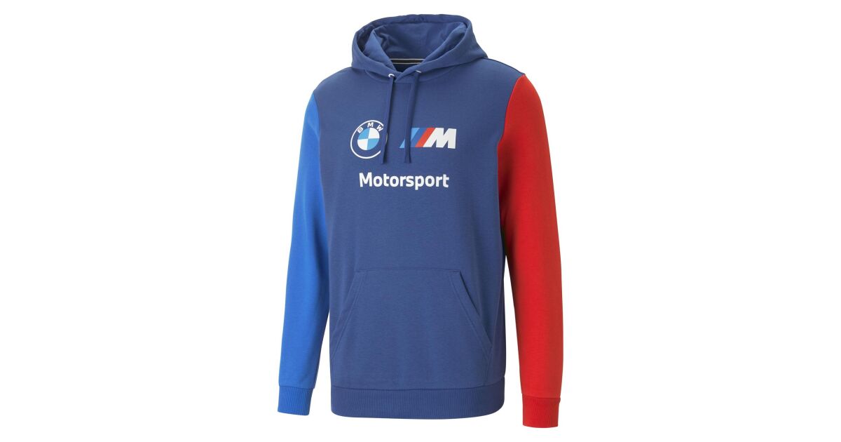 Hanorac Puma Bmw Mms Ess Ft Hoodie Pro 53814304 Barbati Albastru S ...