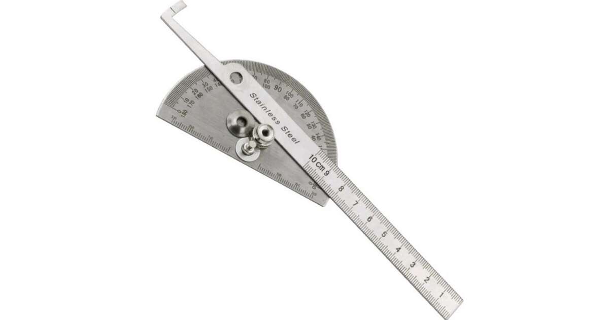 Metal Protractor with Ruler | Pepita.com