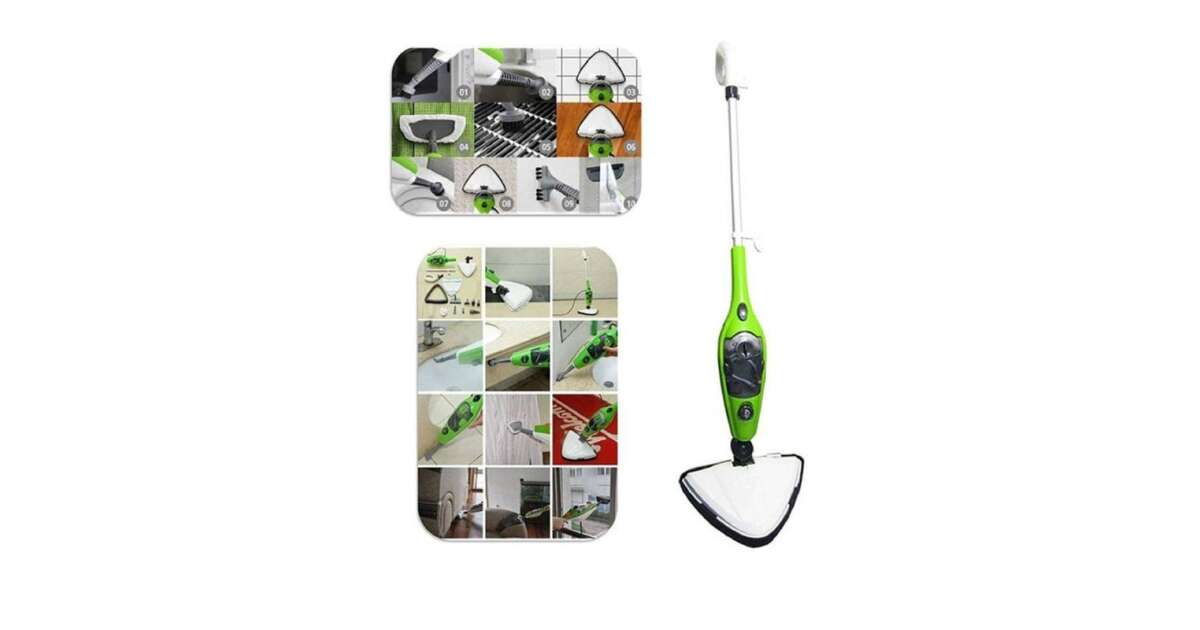 Lean & Green H2O MOP X10 gőztisztító - 10 az 1-ben Multifunkciós ...