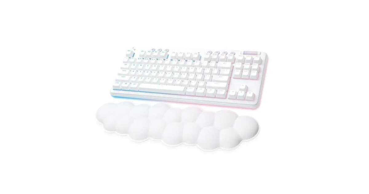 Logitech G715 UK Tactile vezeték nélküli fehér gamer billentyűzet ...