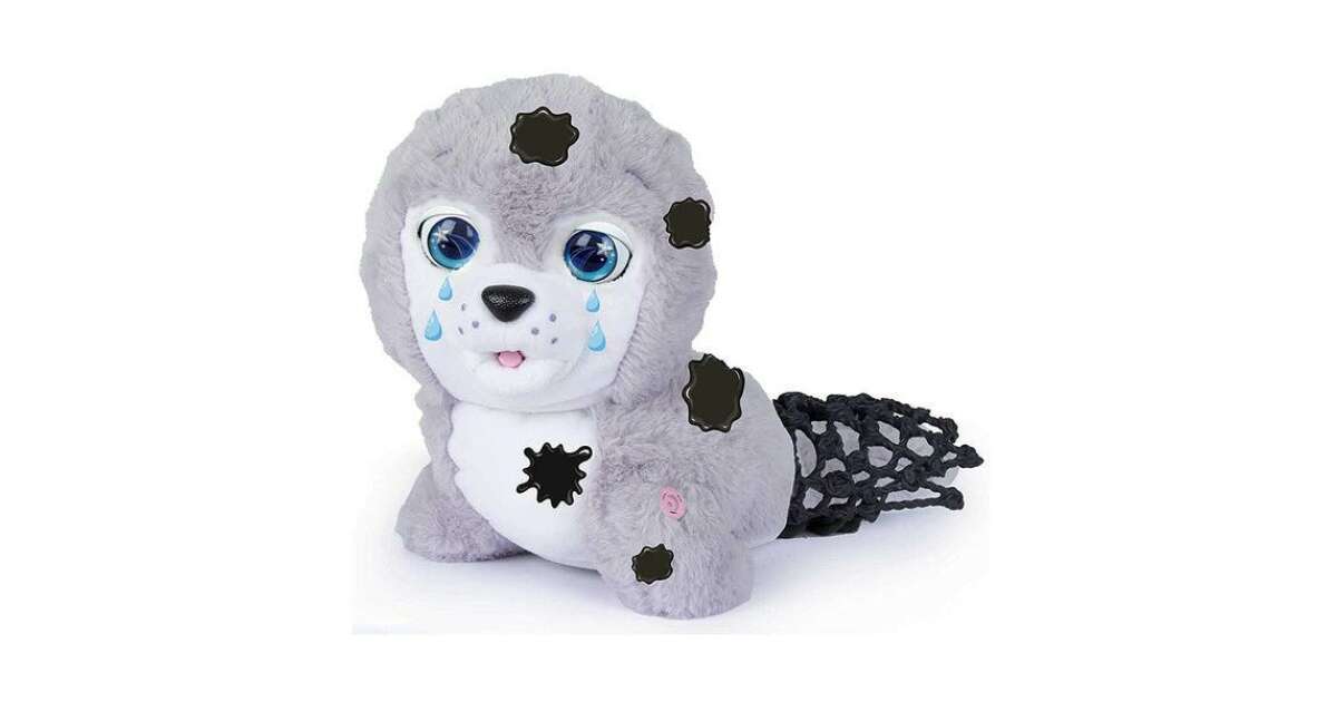 Club Petz Silver az interaktív Plüss bébifóka #szürke | Pepita.hu