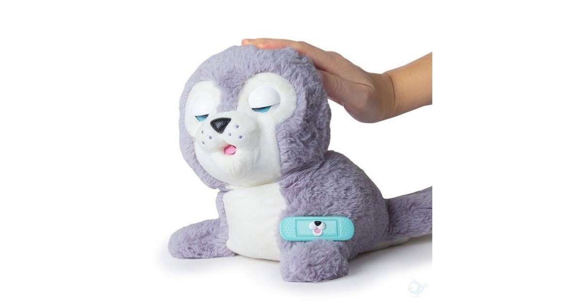 Club Petz Silver az interaktív Plüss bébifóka #szürke | Pepita.hu