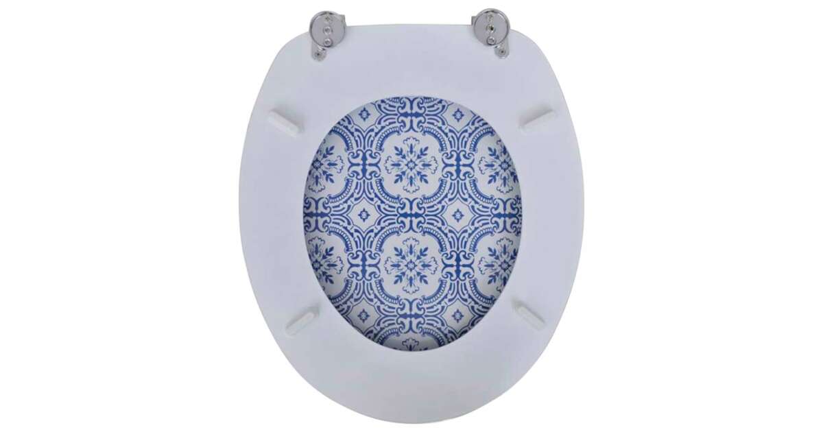 2 db porcelán mintájú MDF WC ülőke | Pepita.hu