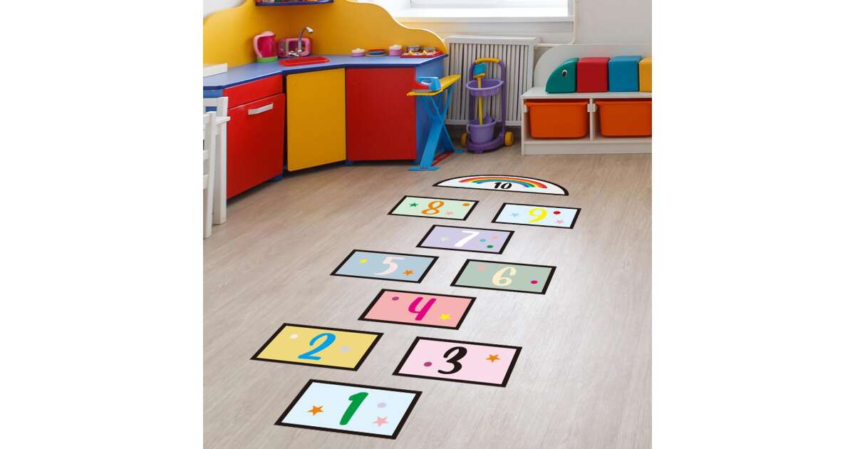 Játék óvodás gyerekeknek Sotron Mini öntapadós matrica 130 x 45cm ...