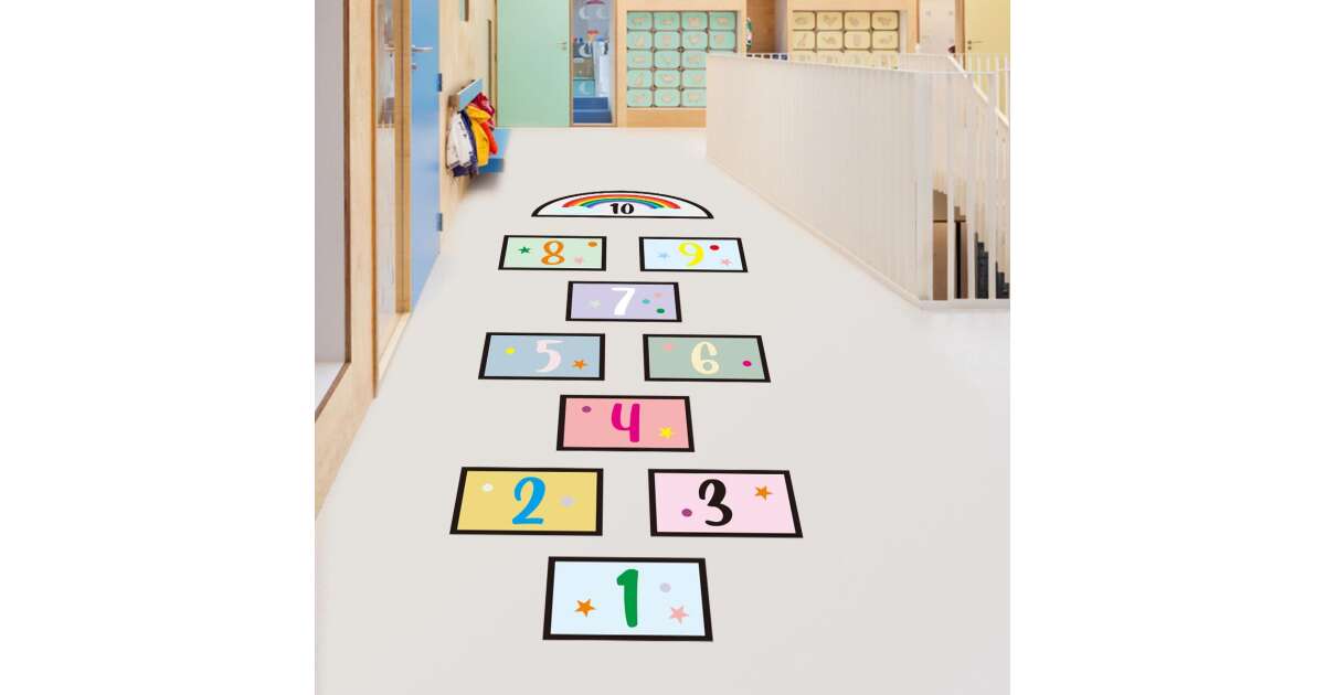 Játék óvodás gyerekeknek Sotron Mini öntapadós matrica 130 x 45cm ...