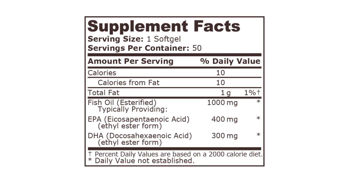 Pure Nutrition, Omega 3, halolaj, 480 EPA / 240 DHA, 1200 Mg, 50 ...