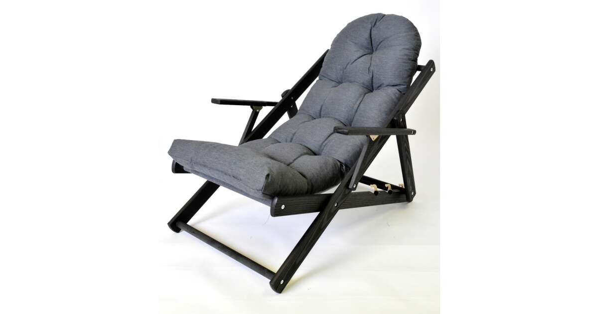 Rojaplast Borneo Antracit 50318-701 fenyőfából készült állítható kerti ...