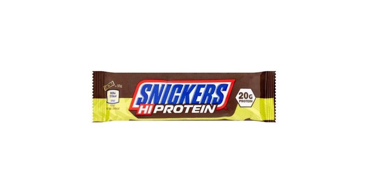 Snickers, high protein bar, original, 55g | Pepita.hu
