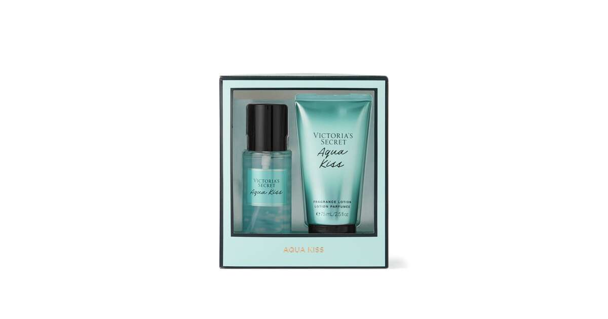 Set Cadou Victoria Secret, Aqua Kiss Gift Set, Spray corp 75 ml + Body ...