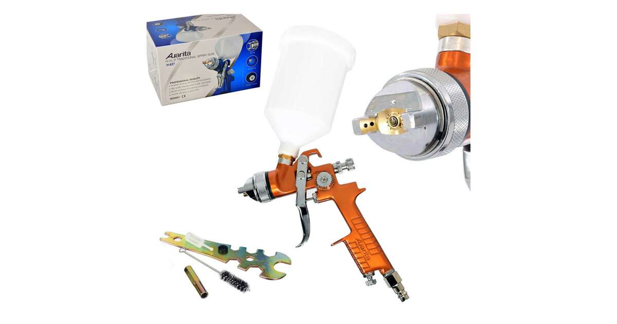 Auarita H-827 HVLP Spray Gun 1.3mm Gold | Pepita.com