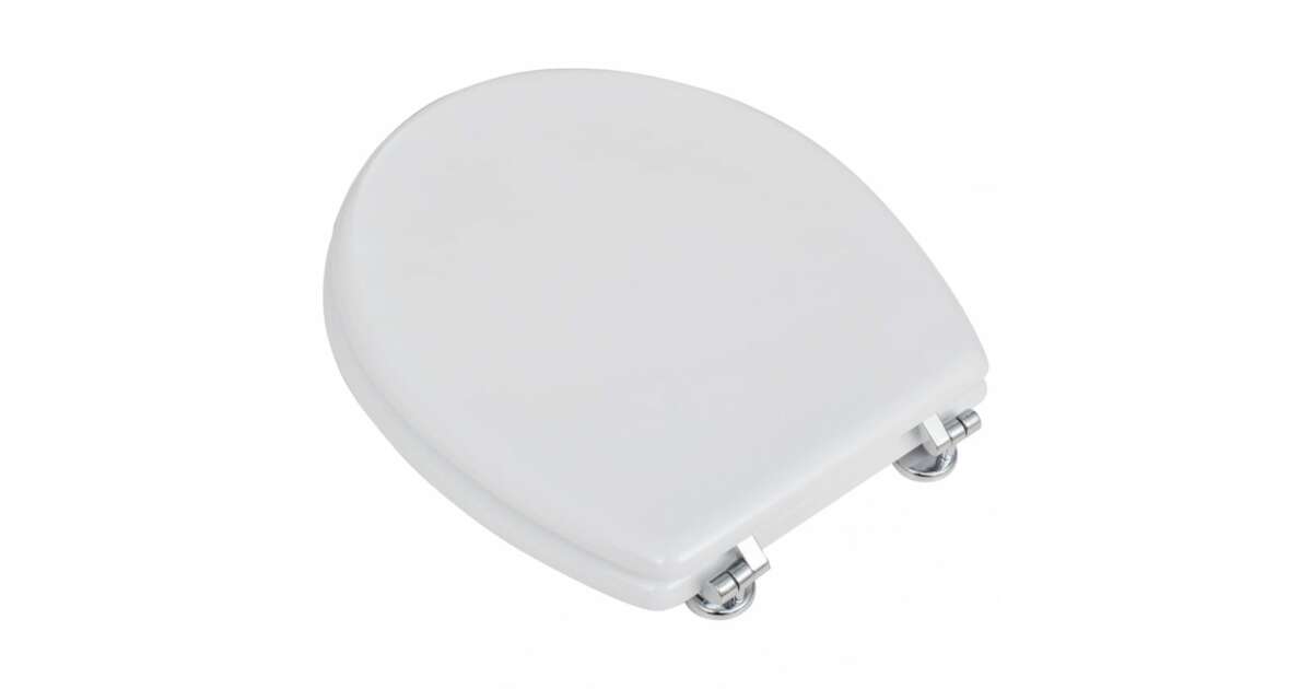 Egyszerű tervezésű fehér MDF WC-ülőke | Pepita.hu