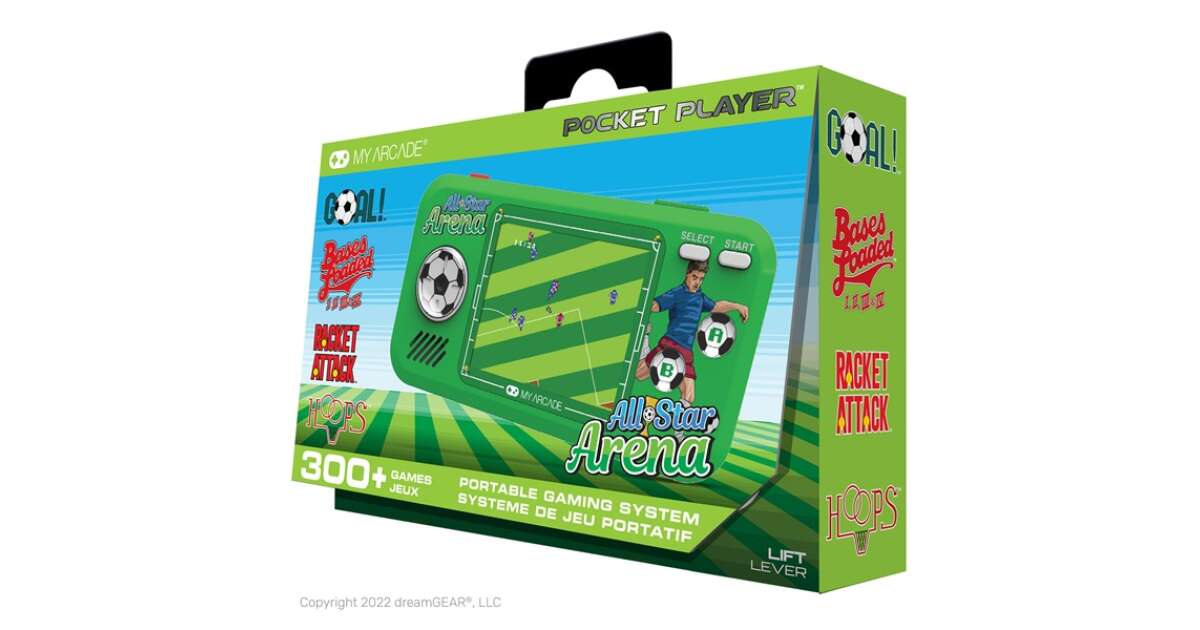 My arcade játékkonzol all-star arena 300+ pocket player hordozható ...