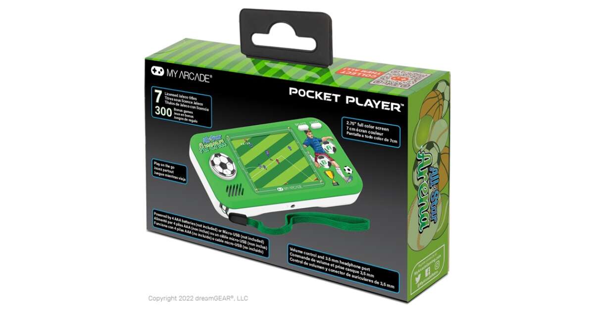 My arcade játékkonzol all-star arena 300+ pocket player hordozható ...