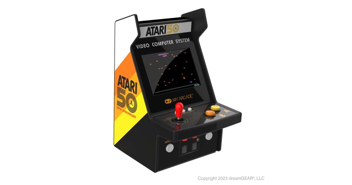 My arcade játékkonzol atari micro player pro portable retro arcade 6.75 ...