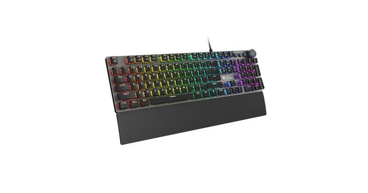 Gamer Billentyűzet Genesis THOR 401 LED RGB Fekete Spanyol Qwerty ...