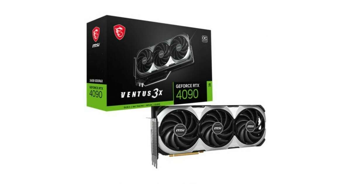 Videokártya MSI GEFORCE RTX 4090 VENTUS 3X E 24G OC NVIDIA GeForce RTX ...