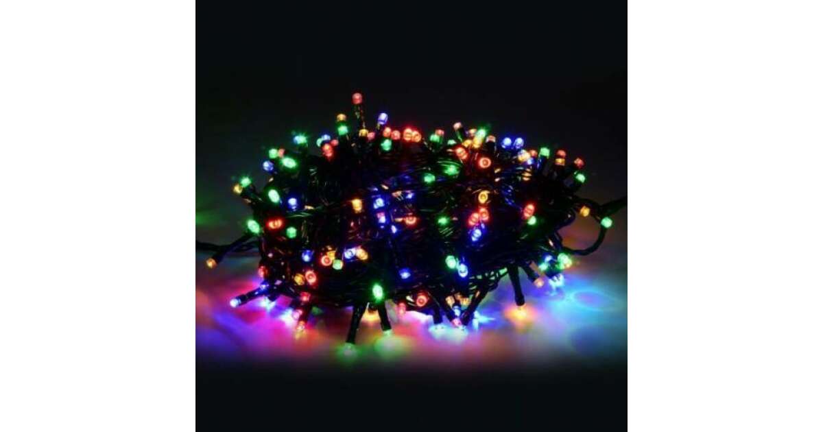 Kültéri Karácsonyi Égősor Állítható 8 Világítási Móddal 180LED 13,6m ...