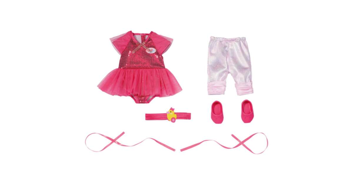 Zapf Creation BABY born: Deluxe Balerina ruha készlet 43cm-es babára ...
