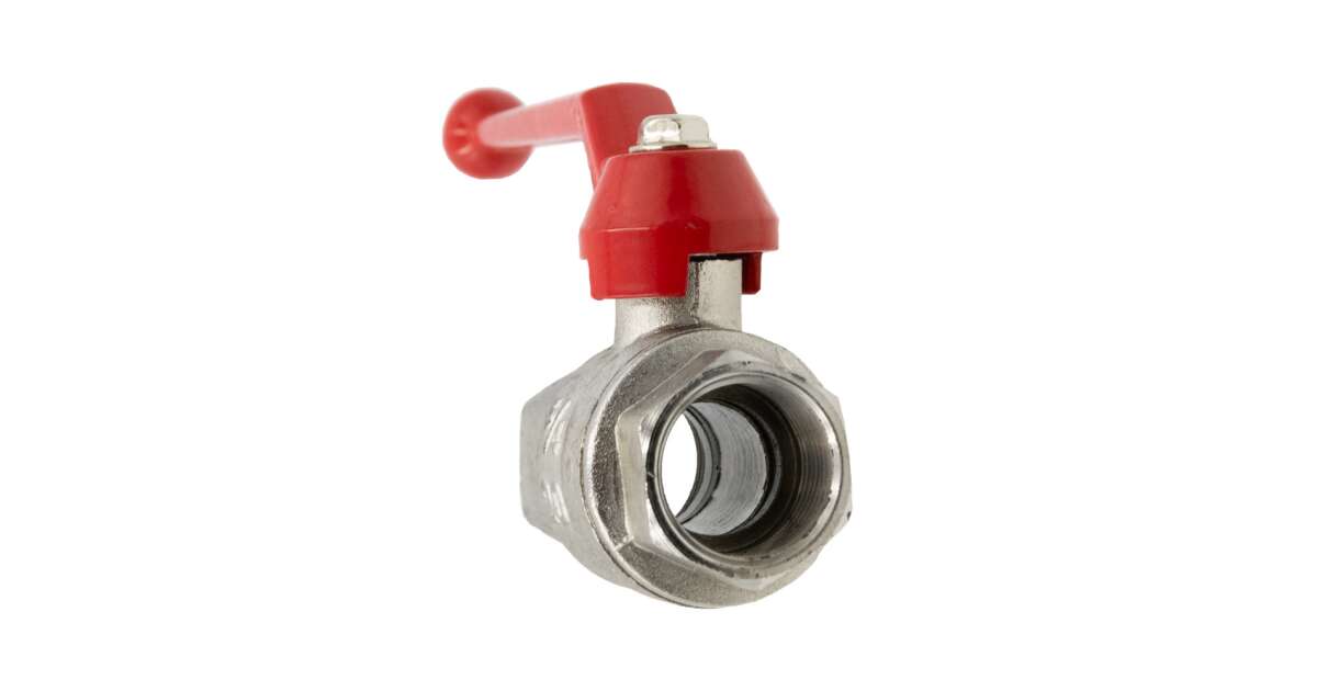 Golyós átfolyó főelzáró csap - 3/4-os, PN40, MOP 5 | Pepita.hu