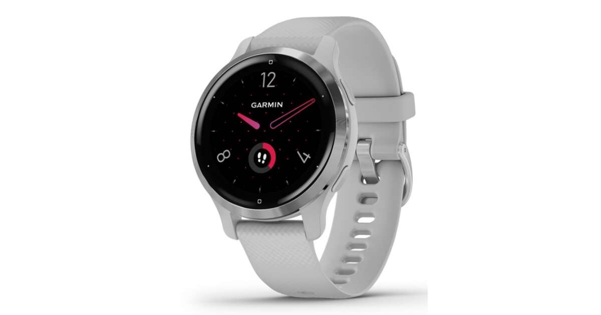 Garmin Venu 2S okosóra világosszürke, ezüst kerettel (010-02429-12 ...