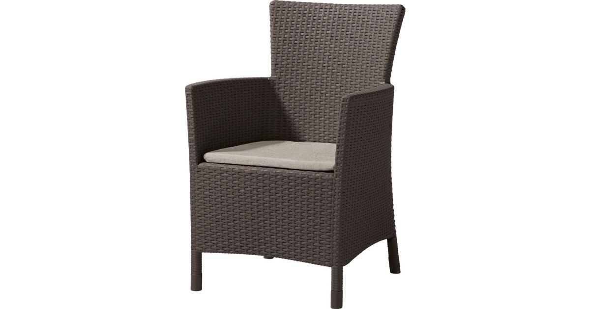 Keter Iowa Kerti Fotel - Sötétbarna | Pepita.hu