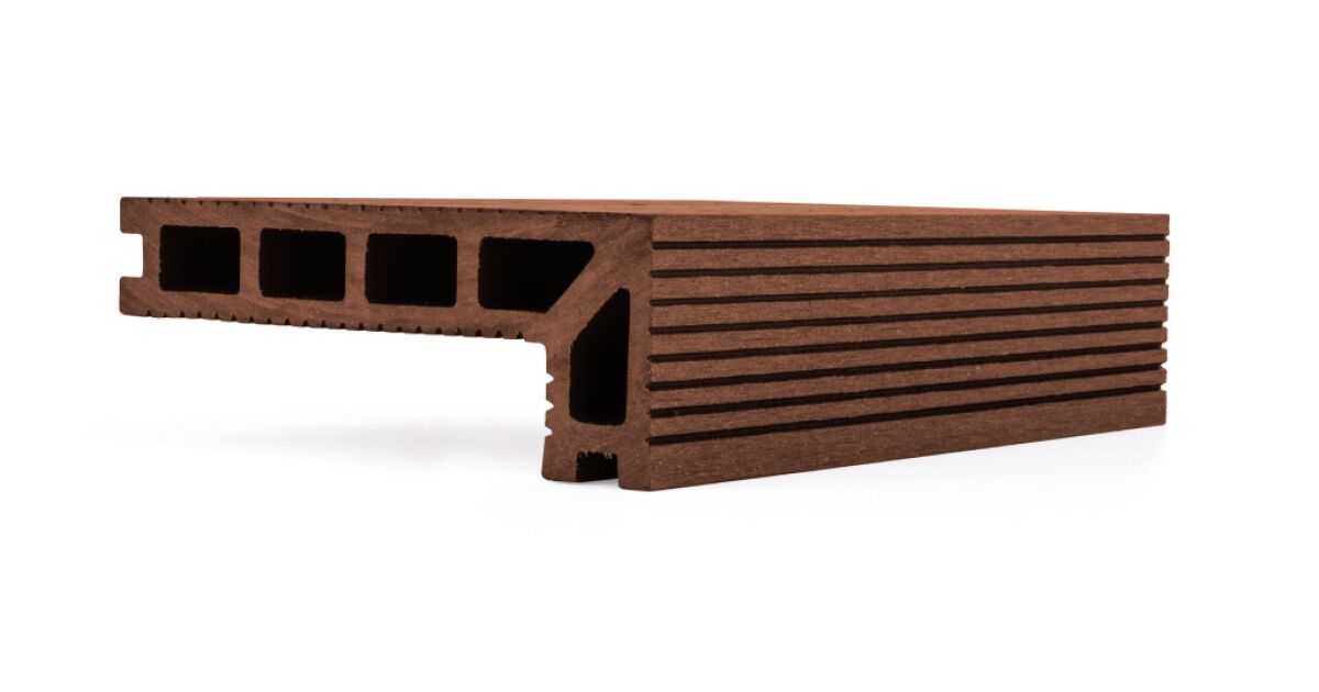 Panou de placare exterioară G21, 2,5 x 14 x 400 cm, cireș, WPC | Pepita.com