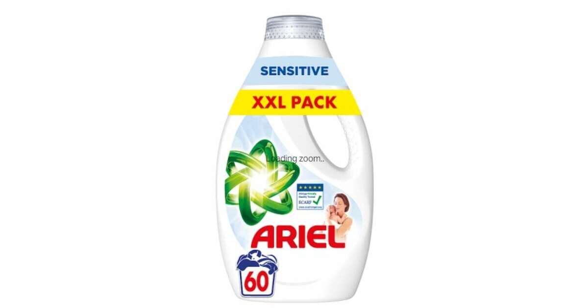 Ariel Sensitive Skin Clean & Fresh Liquid Detergent 2x3L - 120 washes ...