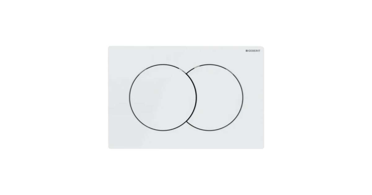 Geberit Delta 01 WC Nyomólap - Basic - Alpin Fehér | Pepita.hu