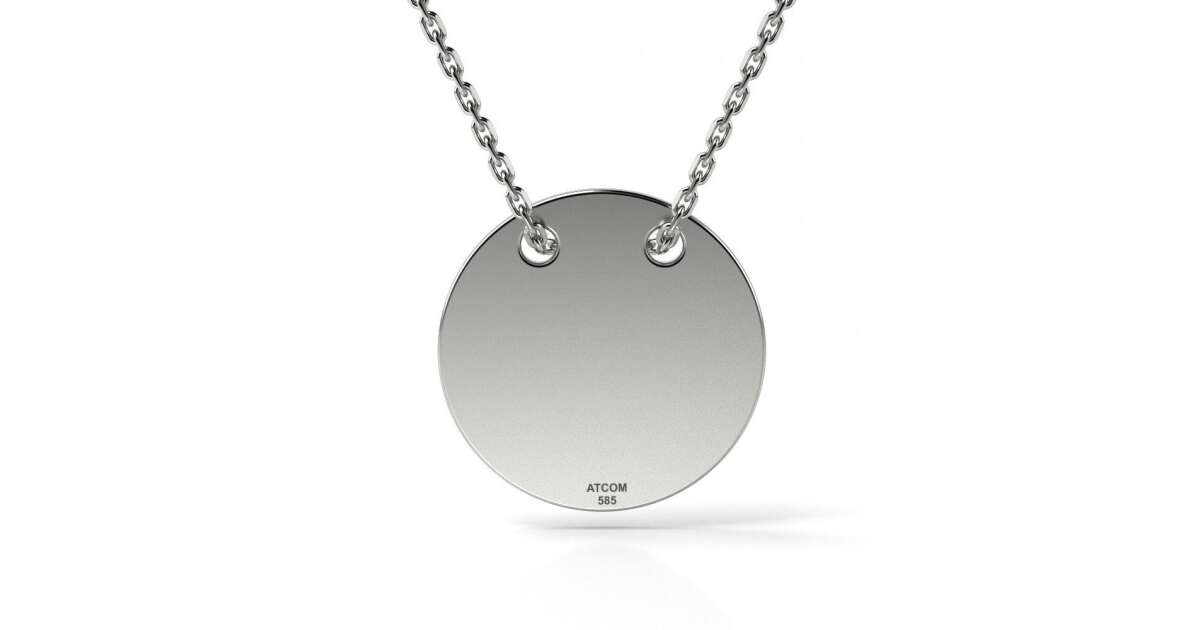 Lánc medállal fehérarany Banut simple modellben | Pepita.hu