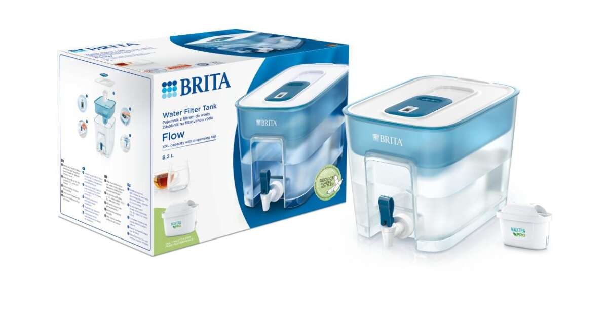 Brita 10528058 Flow 5,2l kék víztisztító tartály | Pepita.hu