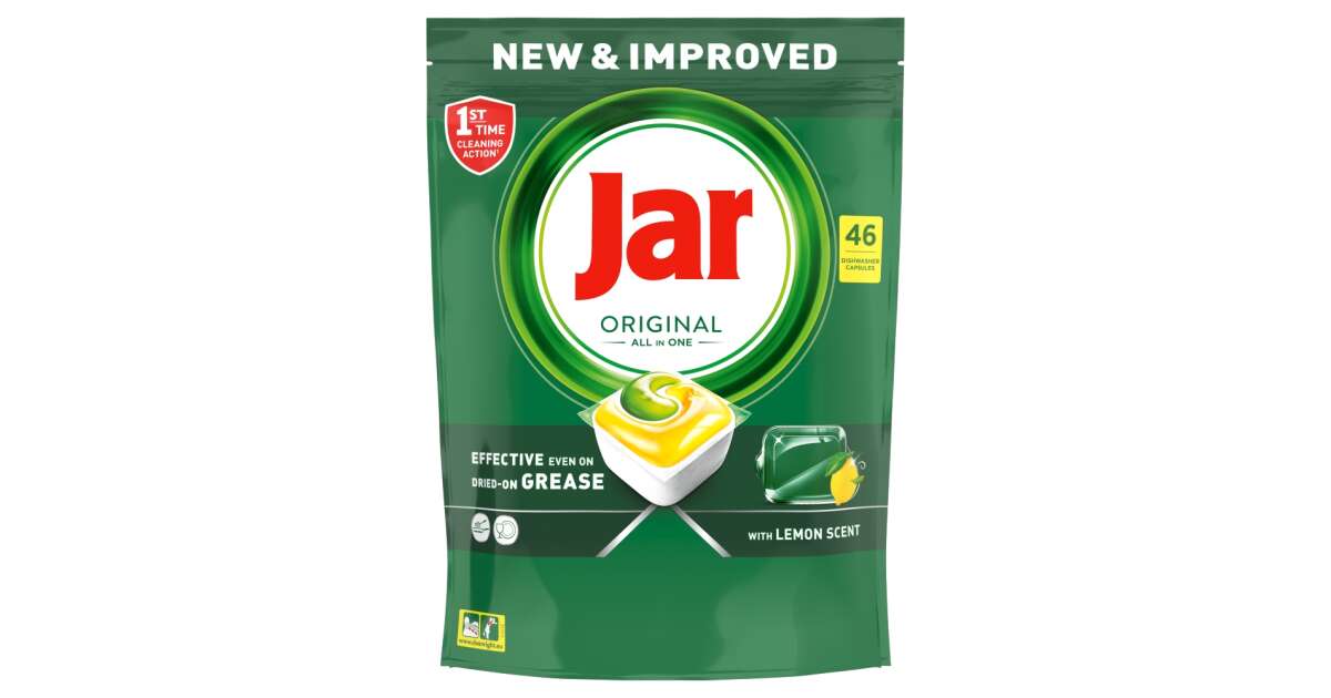 Jar Original All In One Lemon Mosogatógép kapszula 46db | Pepita.hu