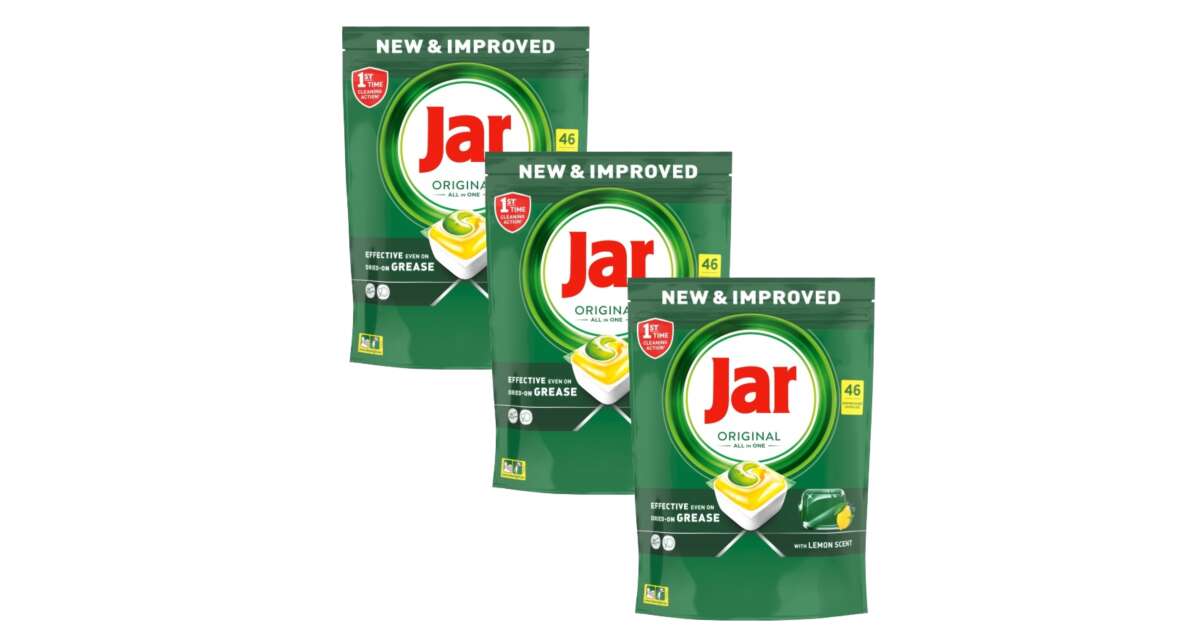 Jar Original All In One Lemon Mosogatógép kapszula 3x46db | Pepita.hu