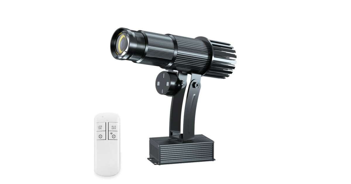 LED logó projektor, céges logó kivetítő vagy reklámlogó kivetítéshez ...