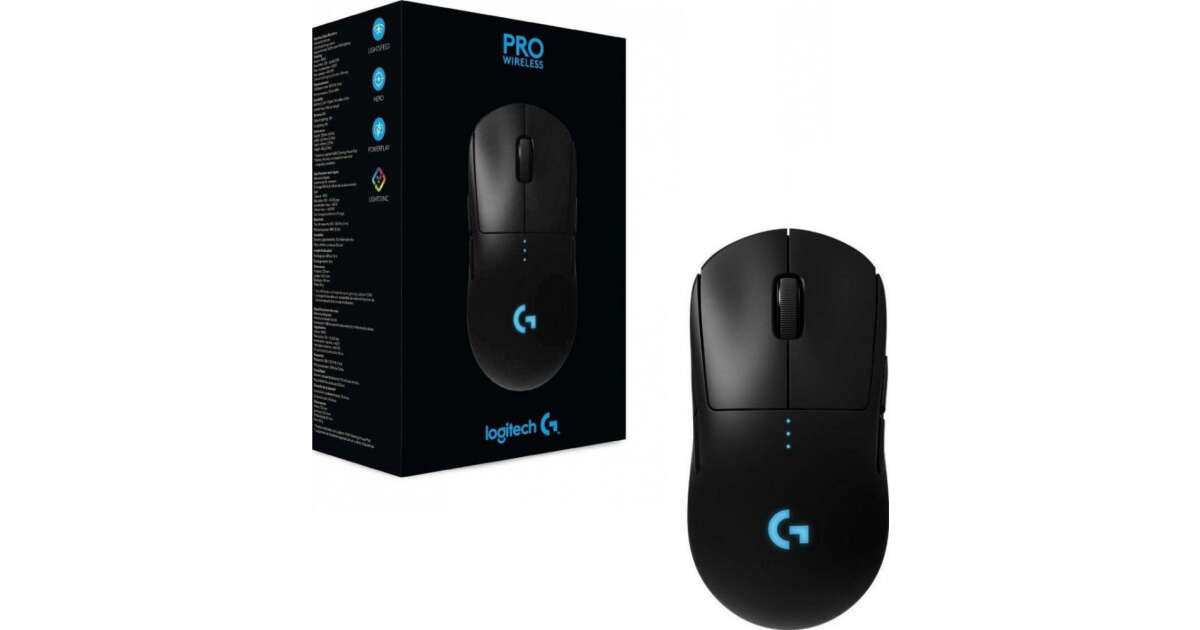 Logitech Pro Wireless Gaming mouse Black | Pepita.hu