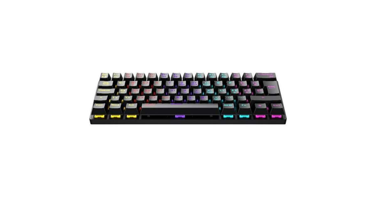 Ventaris Lissgard RGB (Blue Switch) HUN Mechanikus gamer billentyűzet ...