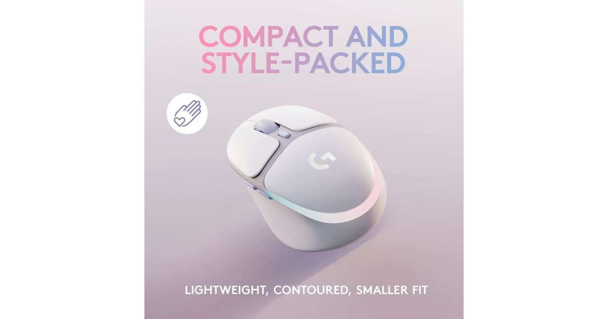 LOGITECH Egér - G705 Lightsync RGB Vezeték nélküli Gaming, Fehér ...