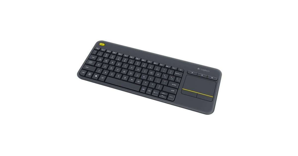 Logitech Billentyűzet - K400 Plus (Vezeték nélküli, USB, Touchpad ...